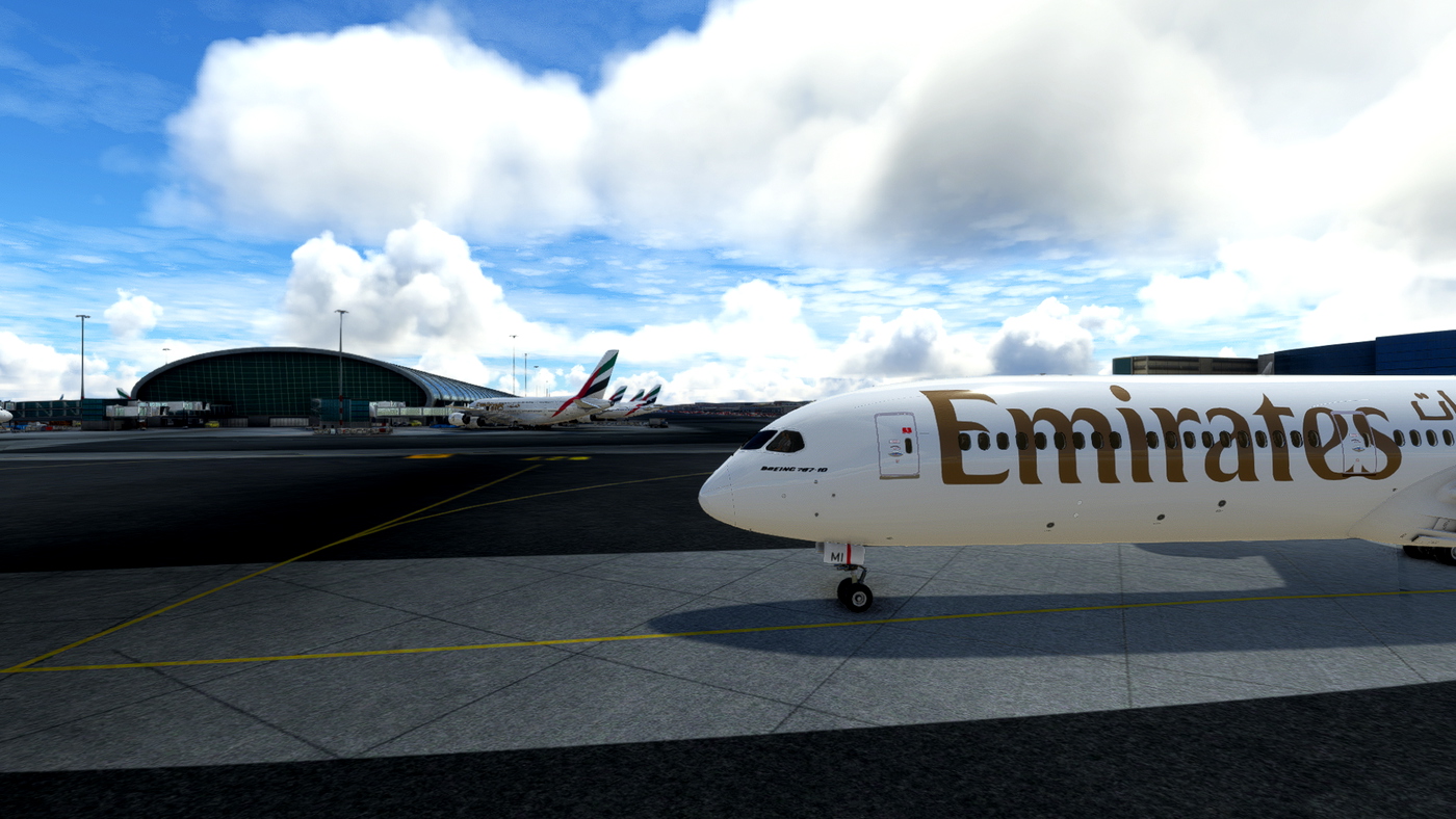 Asobo Boeing 787-10 Emirates New Livery 8K 对于 Microsoft Flight ...