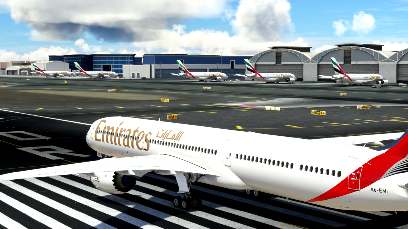 Asobo Boeing 787-10 Emirates New Livery 8K 对于 Microsoft Flight ...