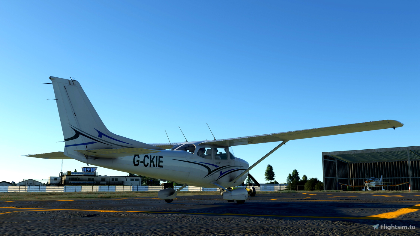 Asobos C172 G1000 Livery G-CKIE for Microsoft Flight Simulator | MSFS