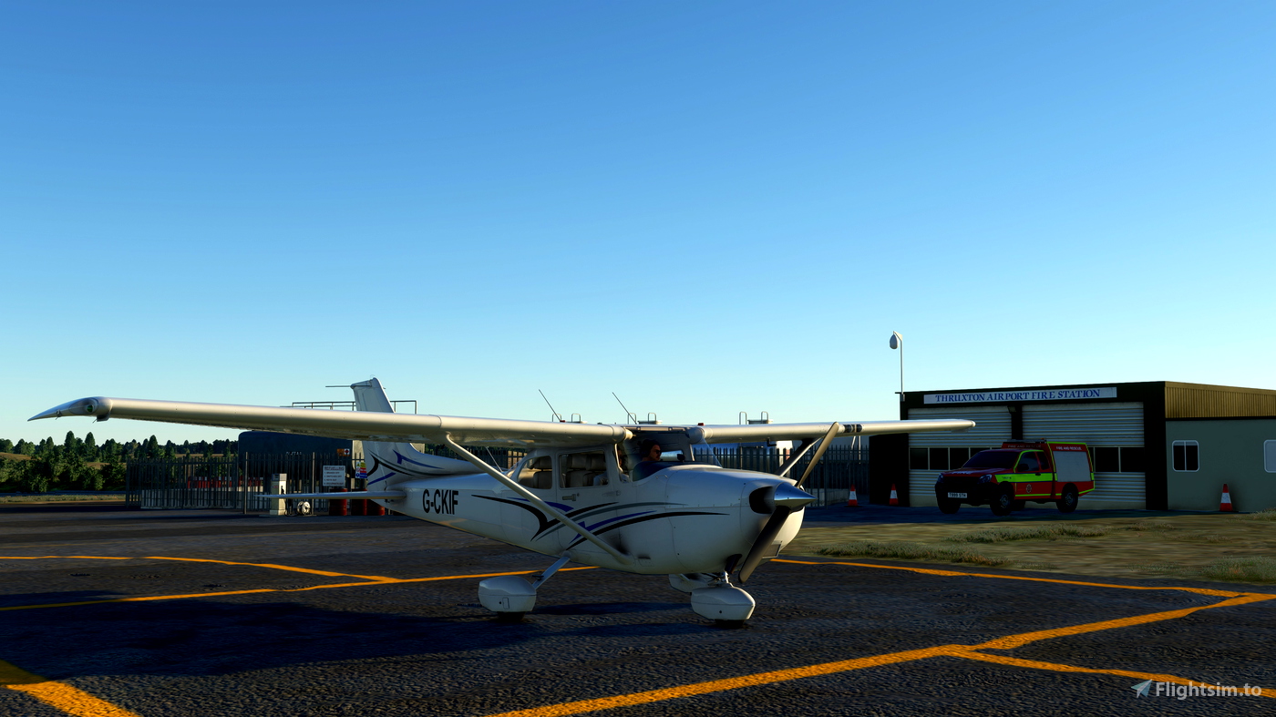 Asobos C172 G1000 Livery G-CKIF for Microsoft Flight Simulator | MSFS