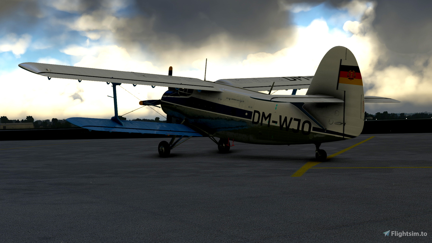 ATS Antonov AN-2T DM-WJO GDR "GST" ca. 1977 for Microsoft Flight ...