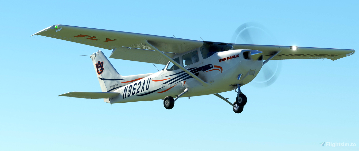 Auburn University - (3-Pack) - Asobo C172S G1000 for Microsoft Flight ...