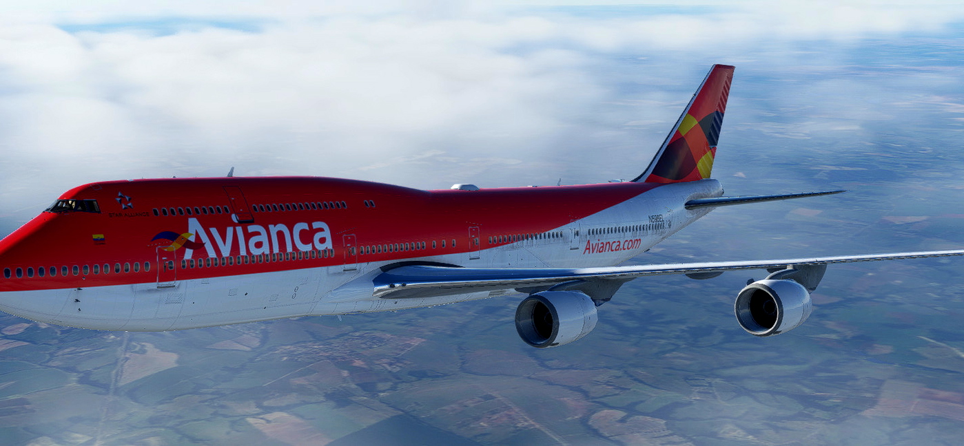 AVIANCA OLD [COLOMBIA] 747-8 Livery mod by Marcioart121BR のために ...