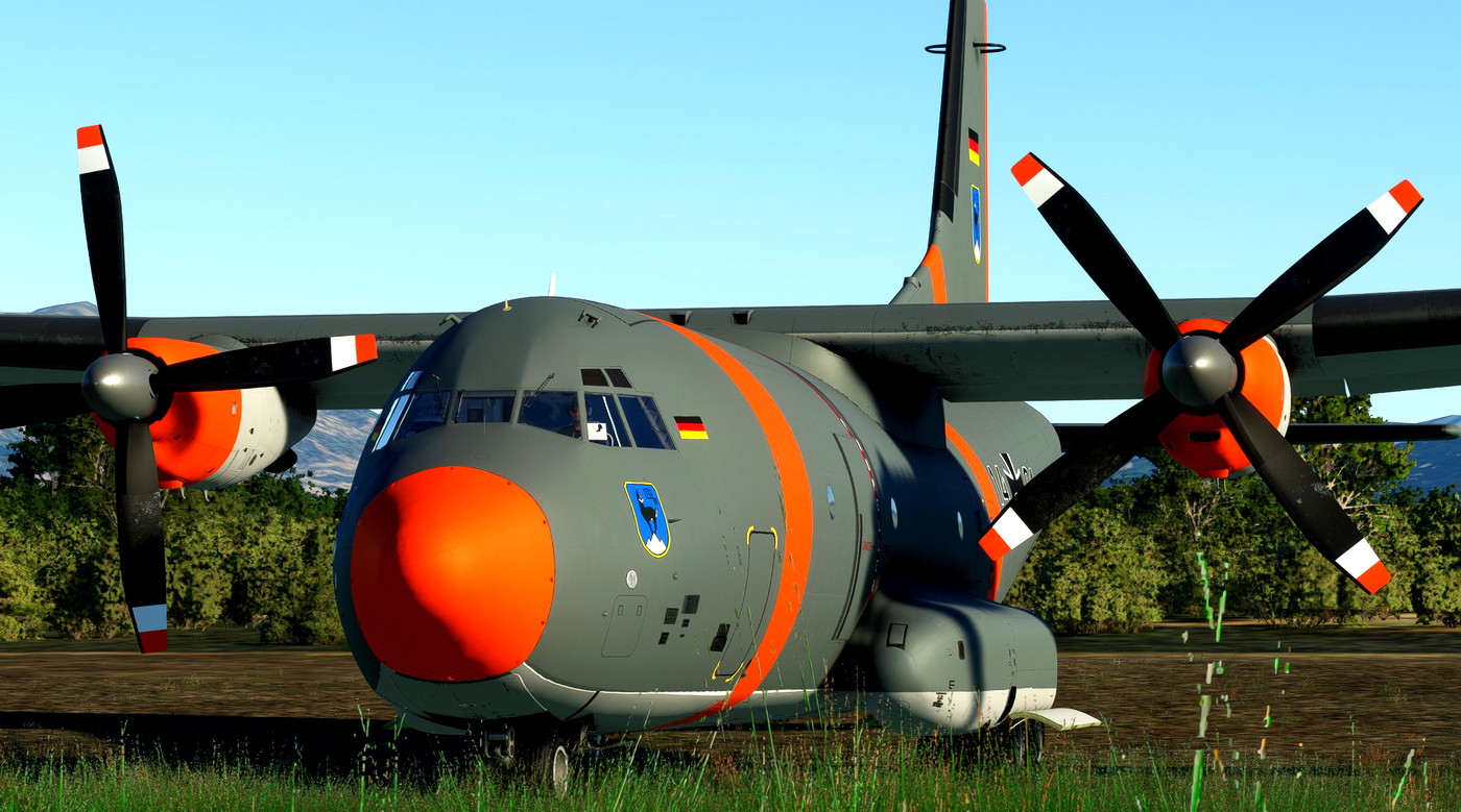 Azurpoly C-160 Transall German Luftwaffe LTG 61 -1401 for Microsoft ...