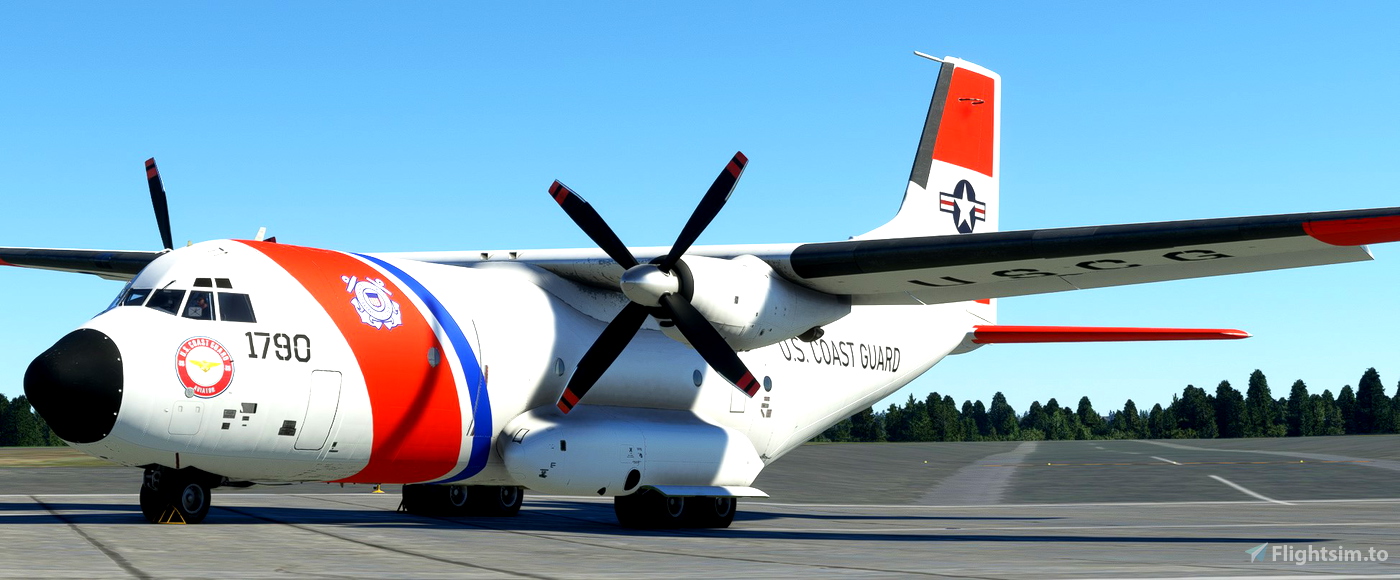 Azurpoly C-160 Transall United States Coast Guard as requested for ...