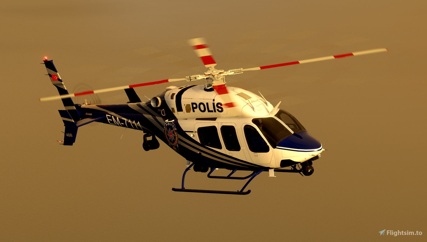 B429 Türkiye Police (8K) for Microsoft Flight Simulator | MSFS