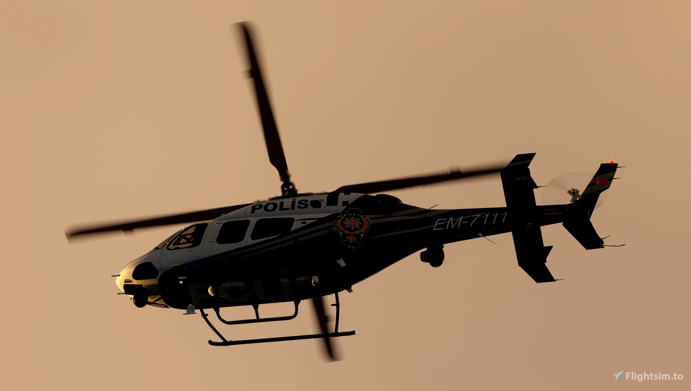 B429 Türkiye Police (8K) for Microsoft Flight Simulator | MSFS