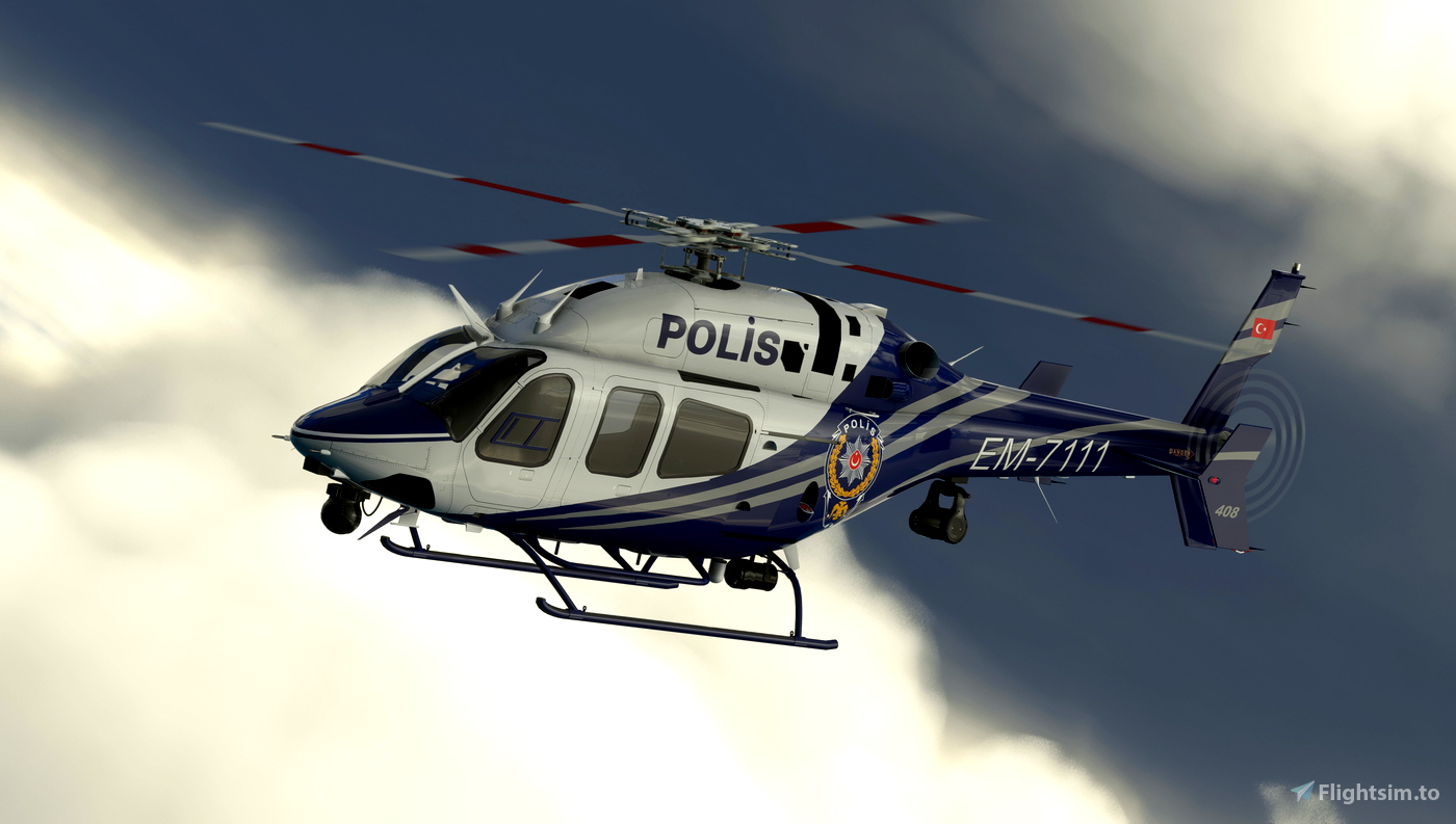 B429 Türkiye Police (8K) for Microsoft Flight Simulator | MSFS