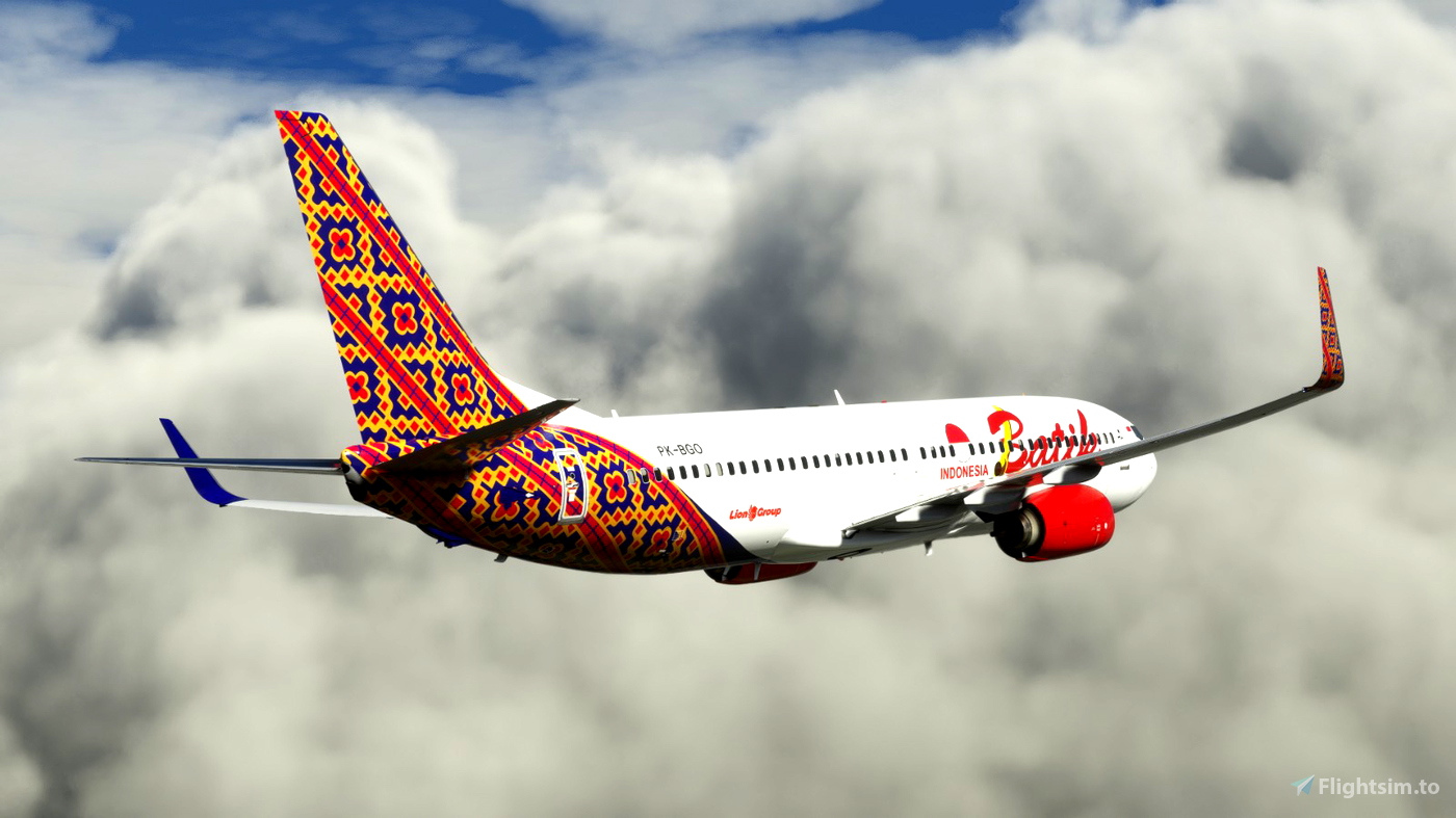 Batik Air Indonesia / PK-BGO for Microsoft Flight Simulator | MSFS Batik Air Indonesia / PK-BGO for Microsoft Flight Simulator | MSFS