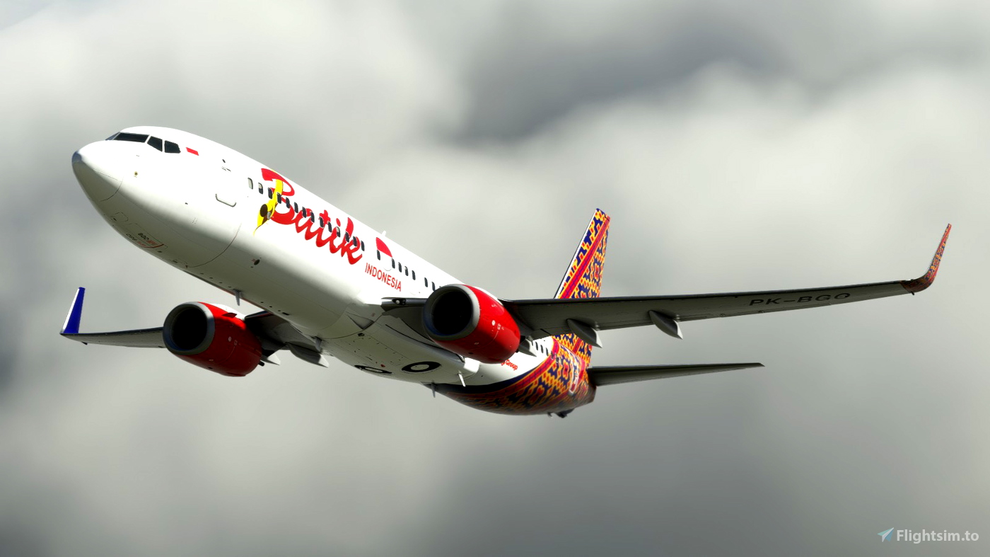 Batik Air Indonesia / PK-BGO for Microsoft Flight Simulator | MSFS Batik Air Indonesia / PK-BGO for Microsoft Flight Simulator | MSFS