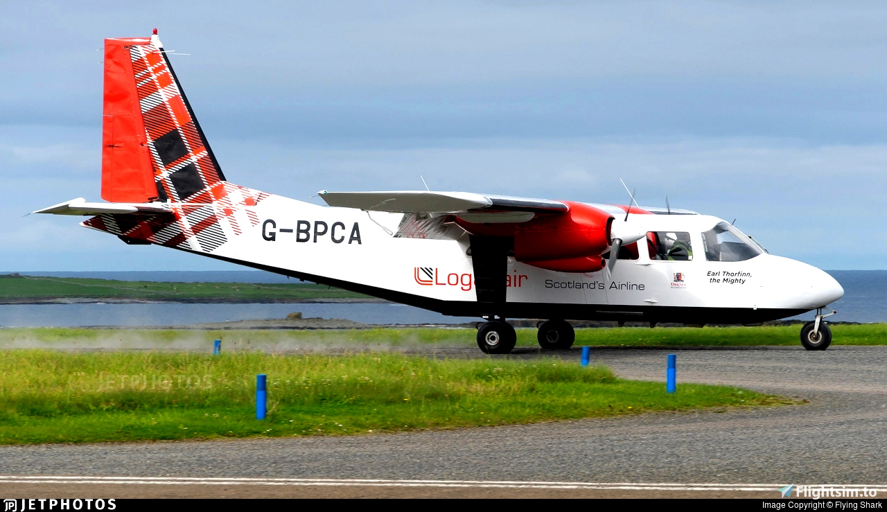BBS BN2 Islander Loganair G-BPCA request for Microsoft Flight Simulator ...