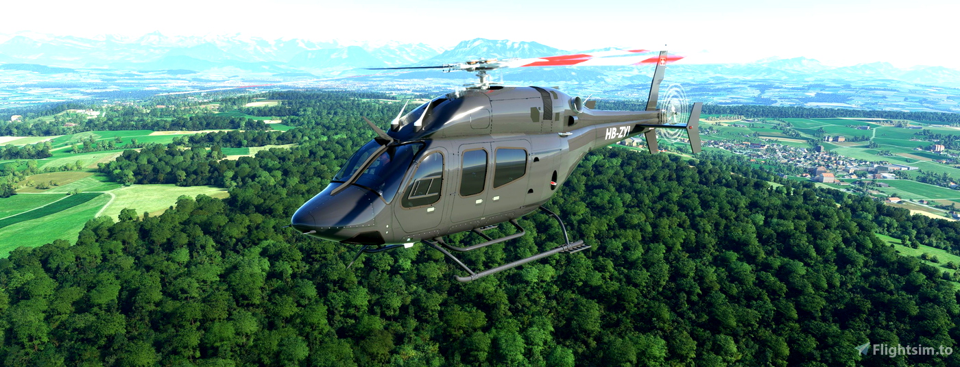 Bell 429 HB-ZYI Airport Helicopter AHB for Microsoft Flight Simulator ...