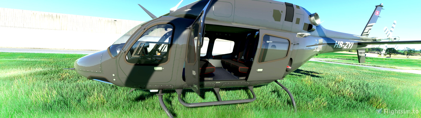 Bell 429 HB-ZYI Airport Helicopter AHB for Microsoft Flight Simulator ...