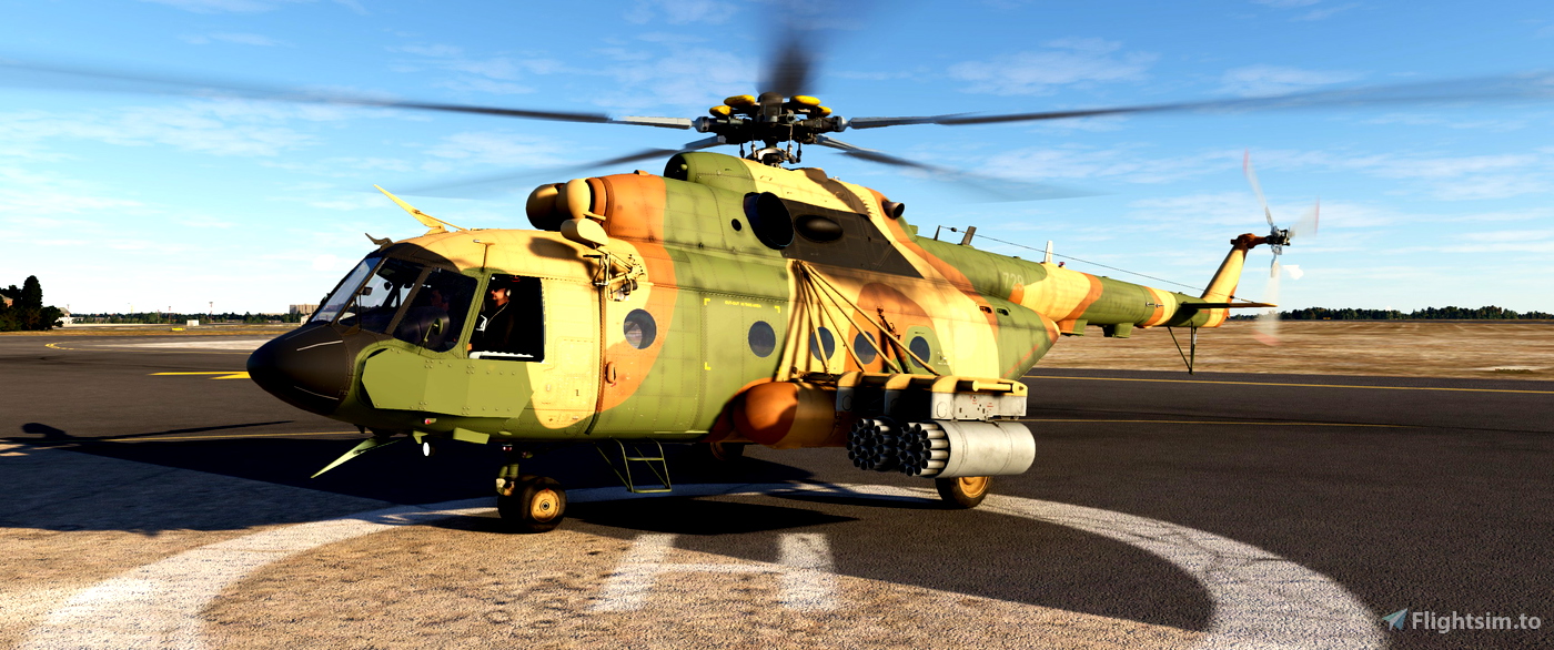Black Cockpit Panels for MI-17 V5 (Cera Sim) のために Microsoft Flight ...