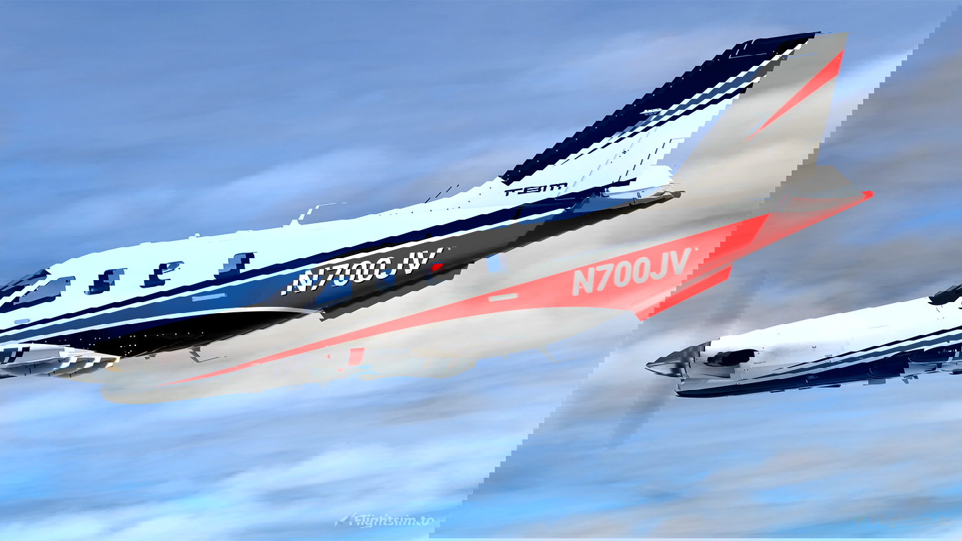 Black Square TBM 850 N700JV (Dynamic Registration) for Microsoft Flight ...