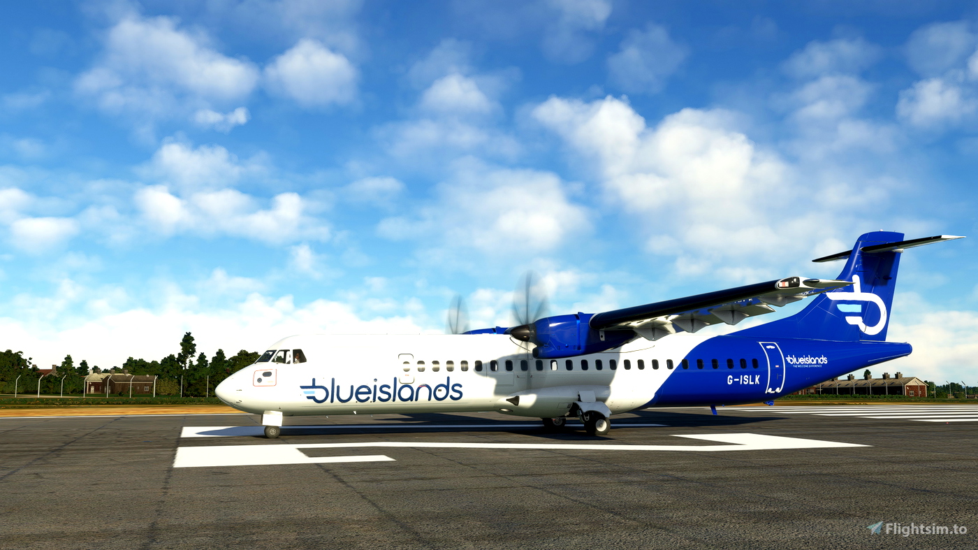 Blue Islands ATR 72-600 (G-ISLK) for Microsoft Flight Simulator | MSFS