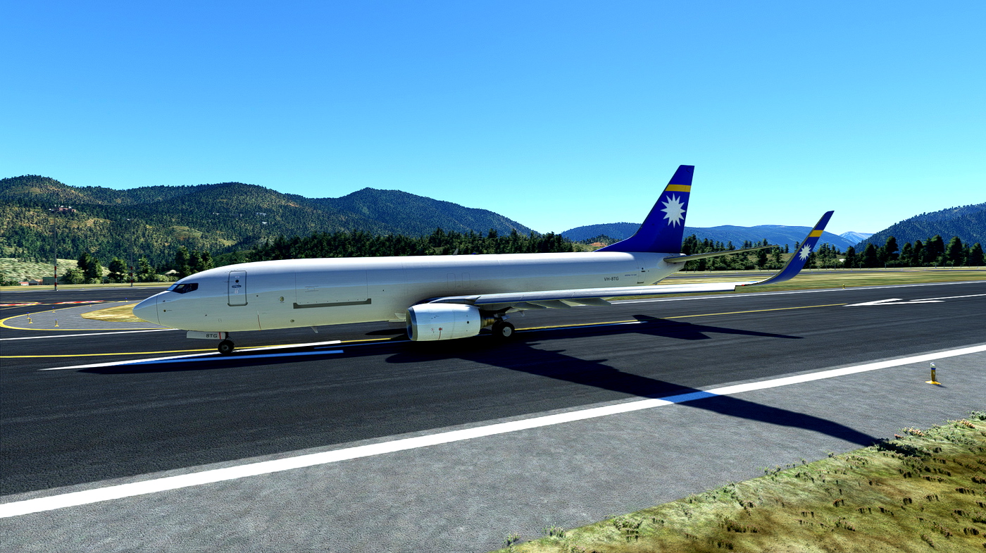 Boeing 737-800 BCF Nauru Airlines VH-8TG for Microsoft Flight Simulator ...