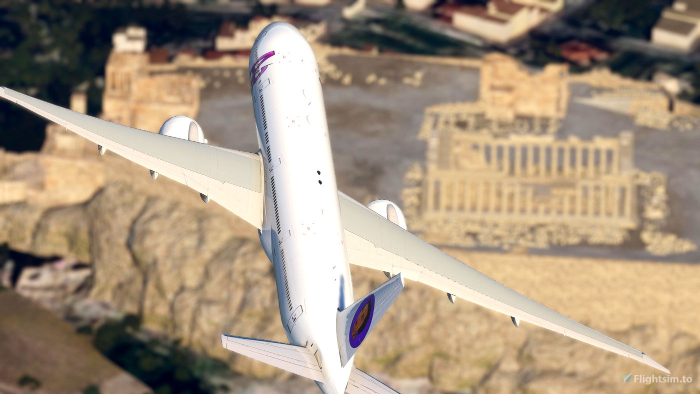 Boeing 777-300ER Aaron Rheins Livery för Microsoft Flight Simulator | MSFS