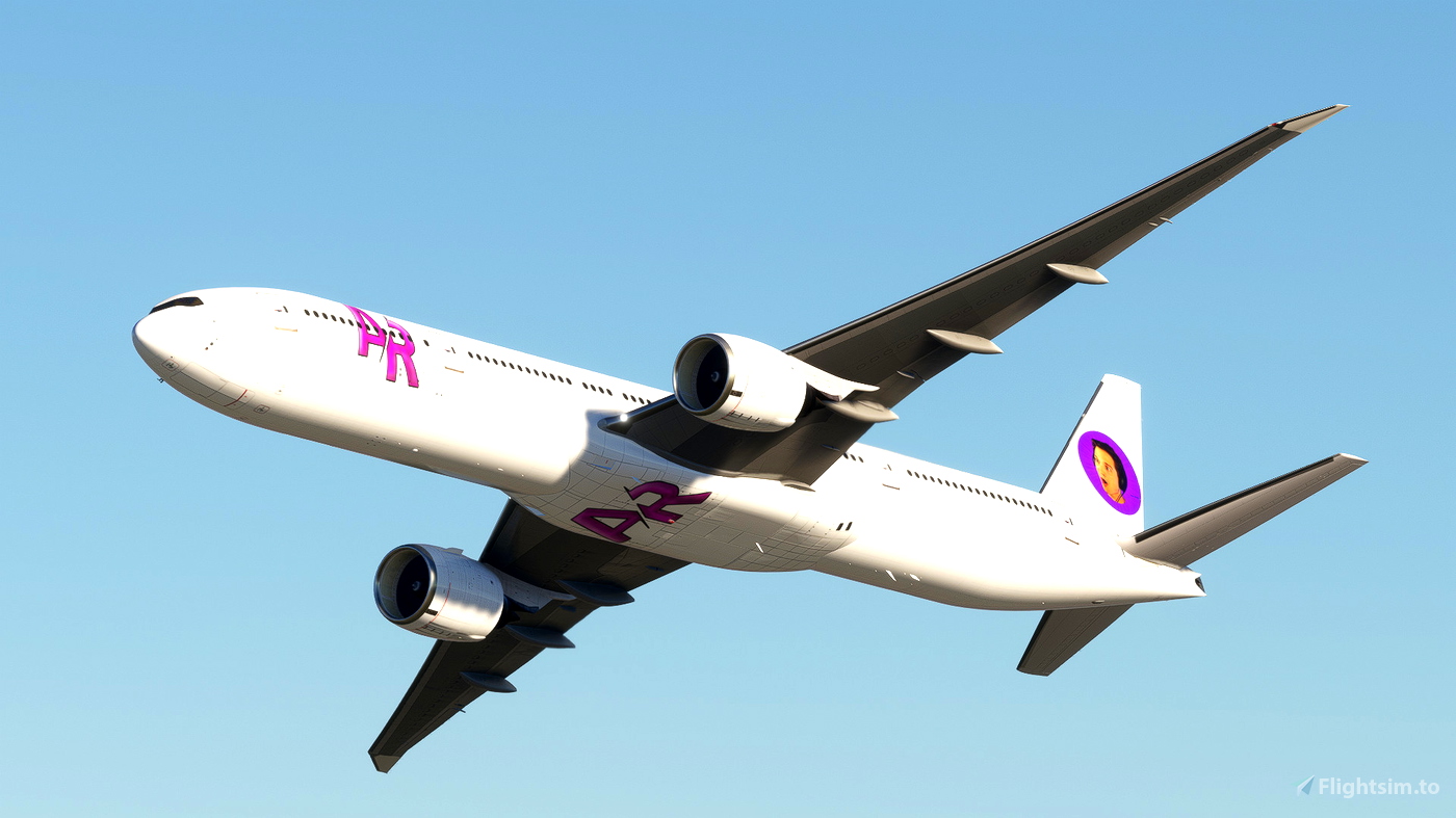 Boeing 777-300ER Aaron Rheins Livery för Microsoft Flight Simulator | MSFS