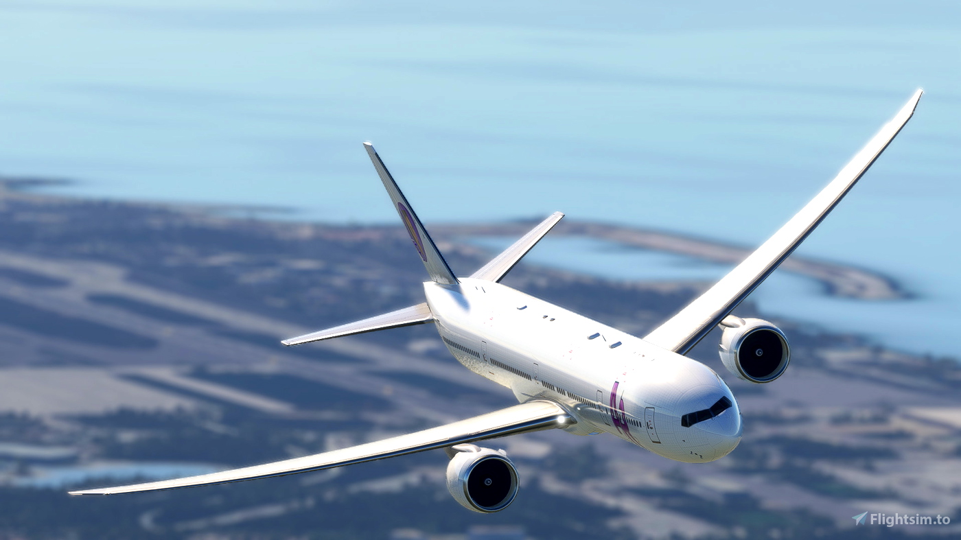 Boeing 777-300ER Aaron Rheins Livery for Microsoft Flight Simulator | MSFS