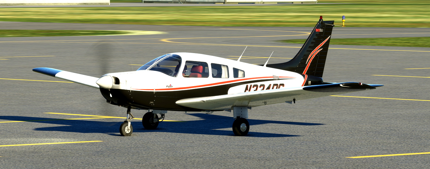 Bowling Green University - (3-Pack) - JustFlight Piper Warrior II for ...