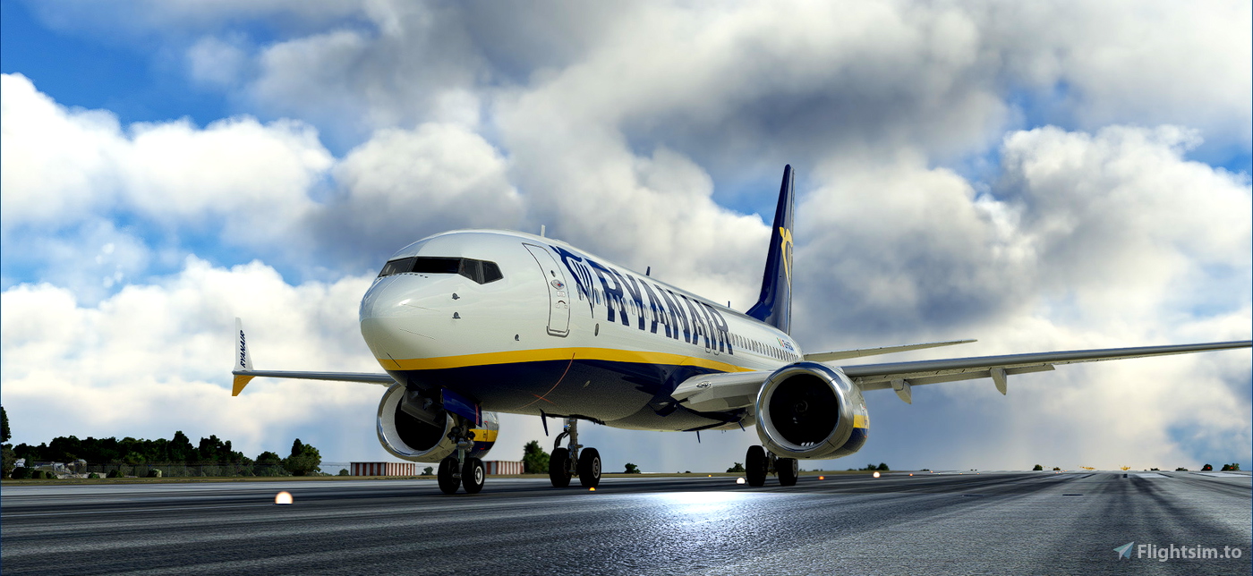 BREDOK3D 737 MAX 8 Ryanair (EI-HEN) for Microsoft Flight Simulator | MSFS