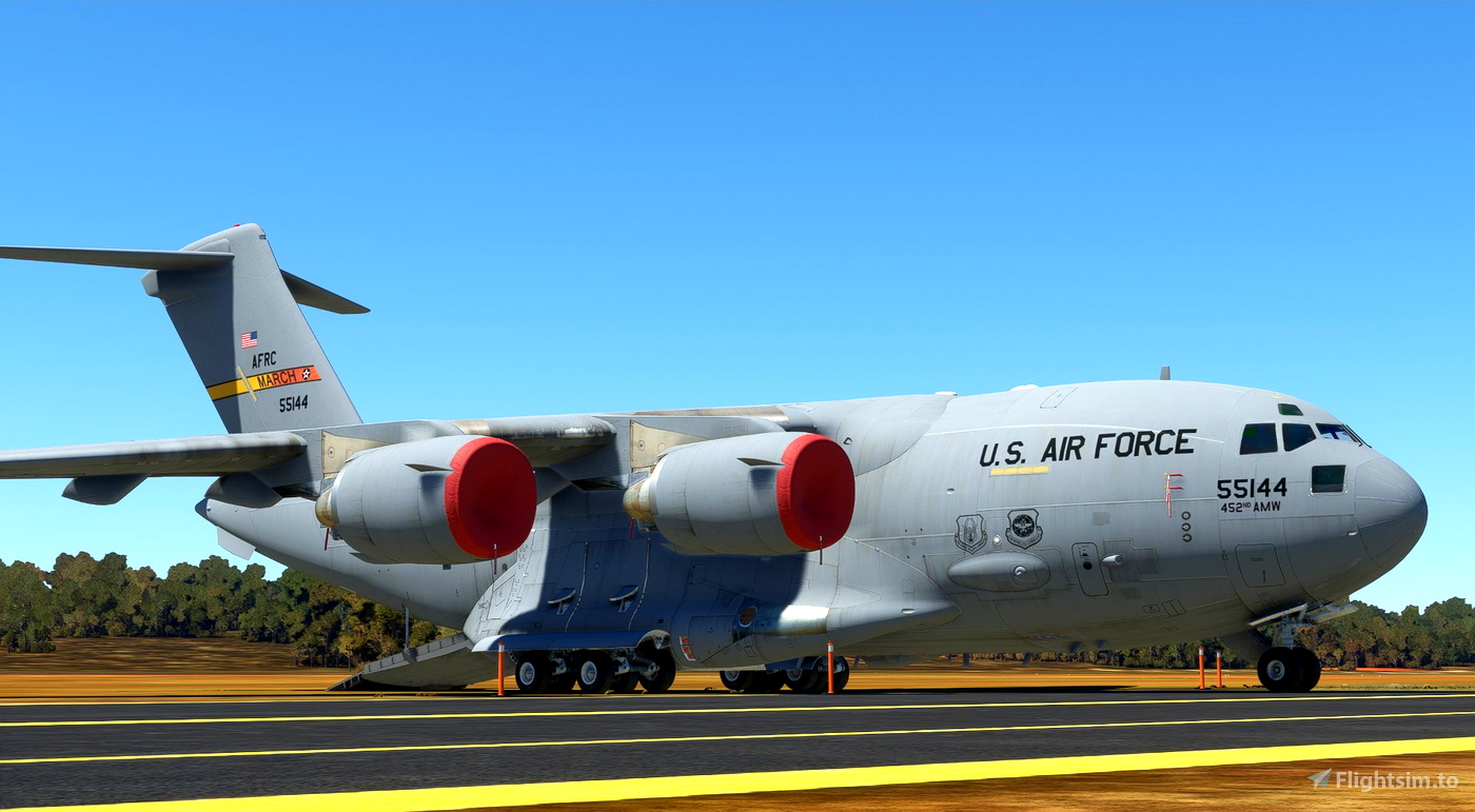 C-17 [Destroyer121] C-17 05-5144 Rosie for Microsoft Flight Simulator ...