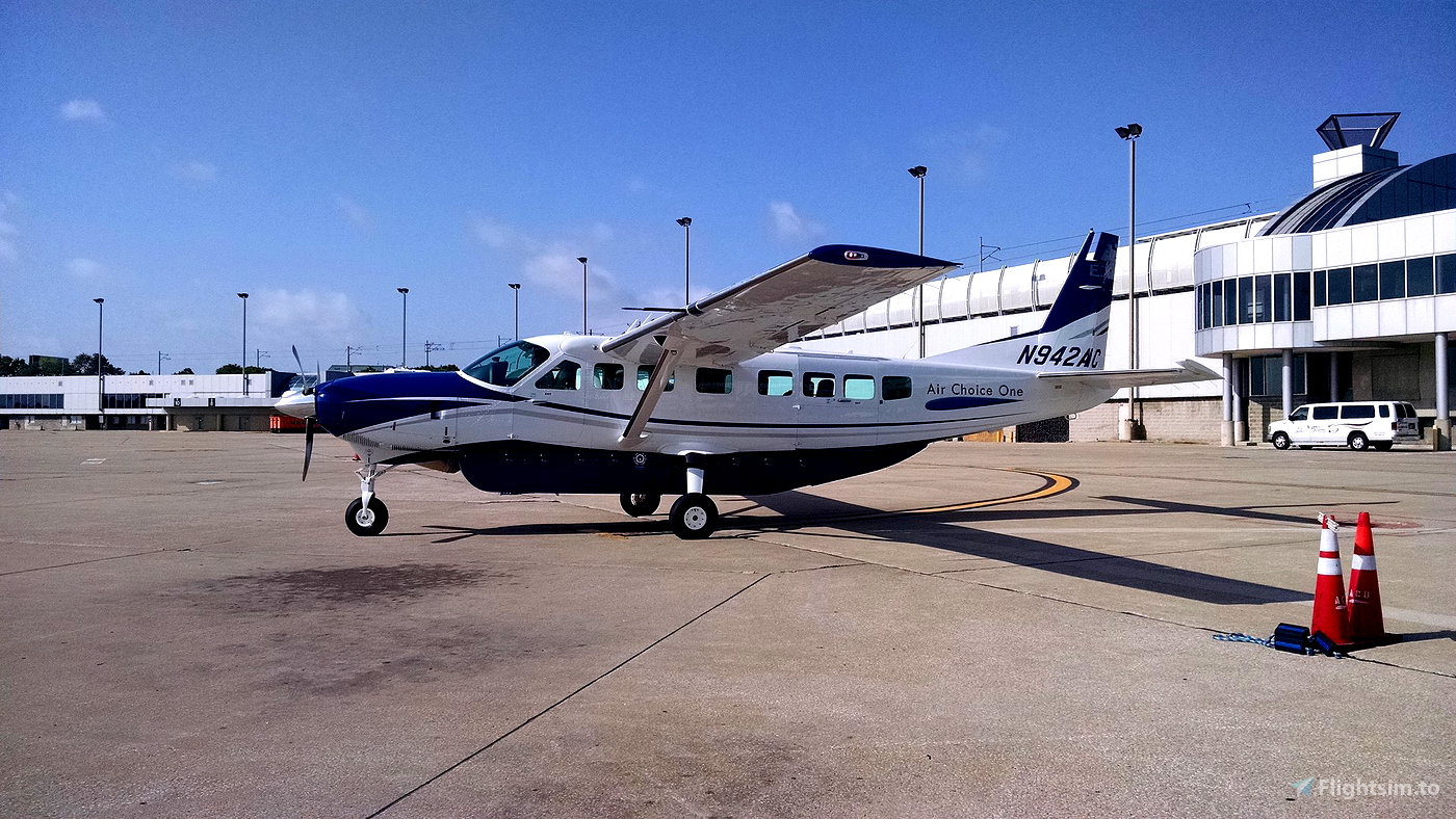 C208 Air Choice One livery Asobo/Black Square for Microsoft Flight ...