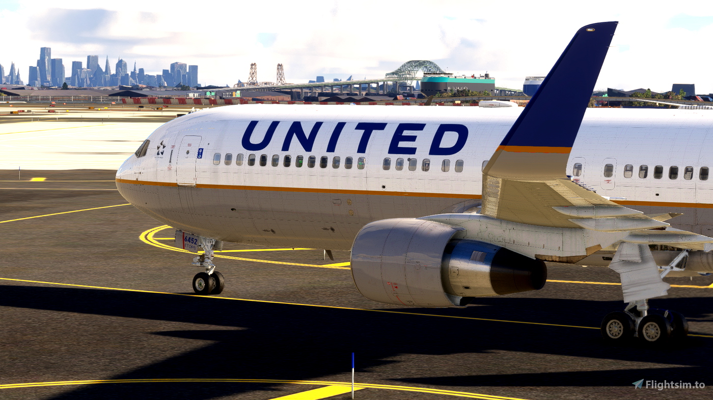 CaptainSim Boeing 767-300ER United Airlines N652UA for Microsoft Flight ...