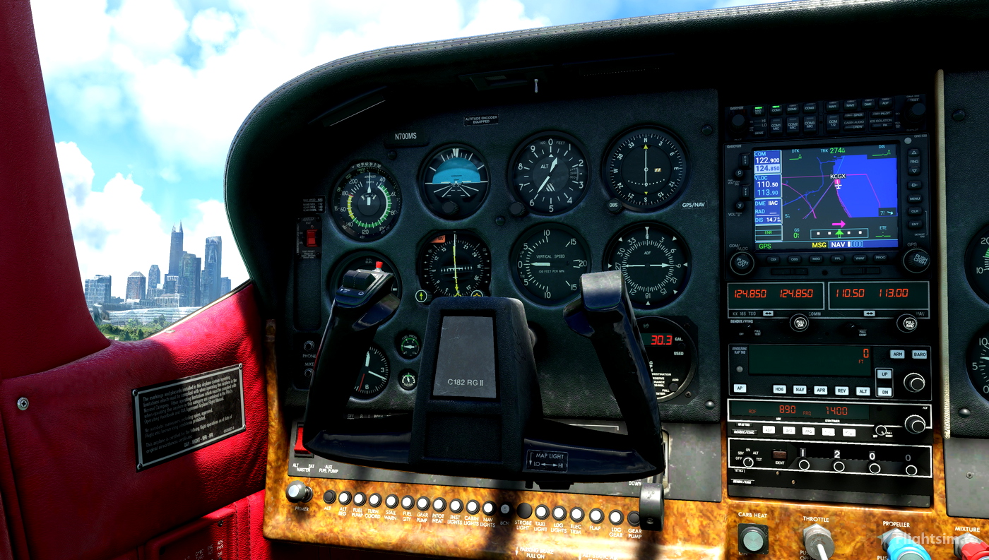 Carenado C182 RG II FS2002 Classic Livery for Microsoft Flight ...