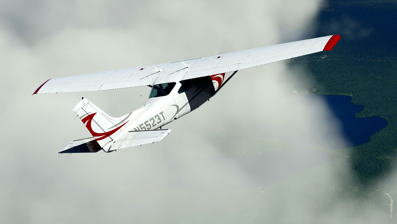 Carenado C182 RG II N5523T + Custom Registration for Microsoft Flight ...