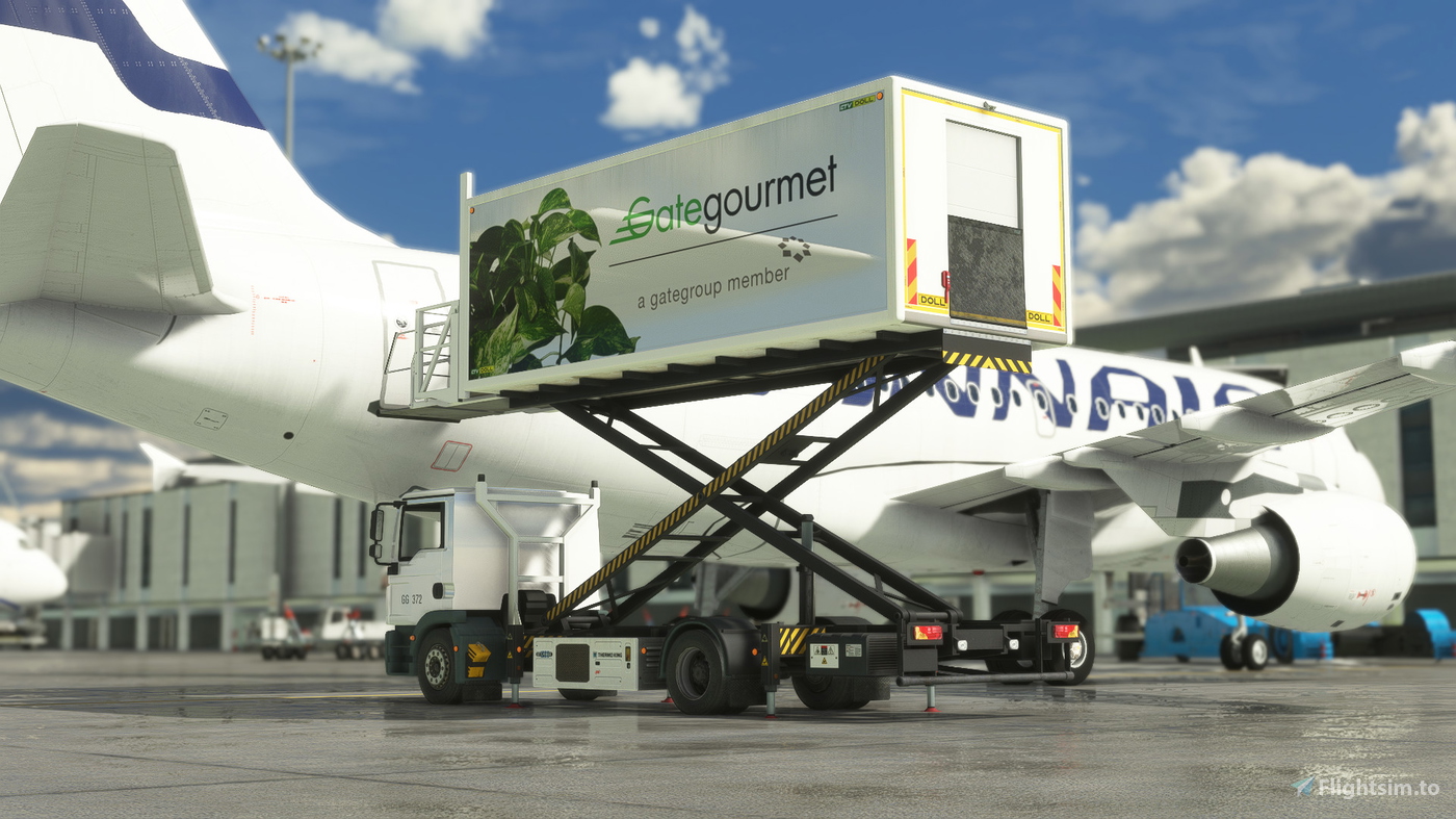 Marine RM - Catering Truck for Microsoft Flight Simulator | MSFS