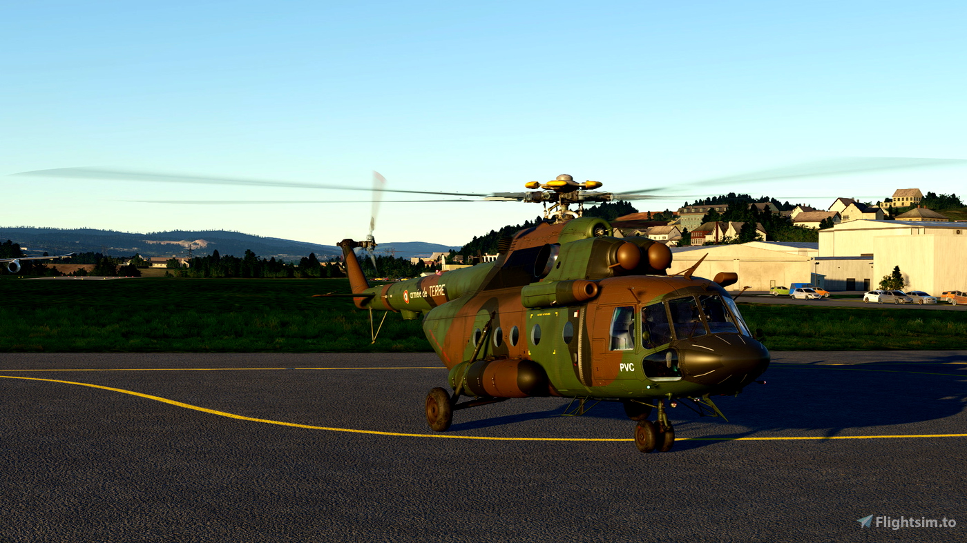 Cera Sim MI-17 - Fictional French Army A.L.A.T. pro Microsoft Flight Simulator | MSFS
