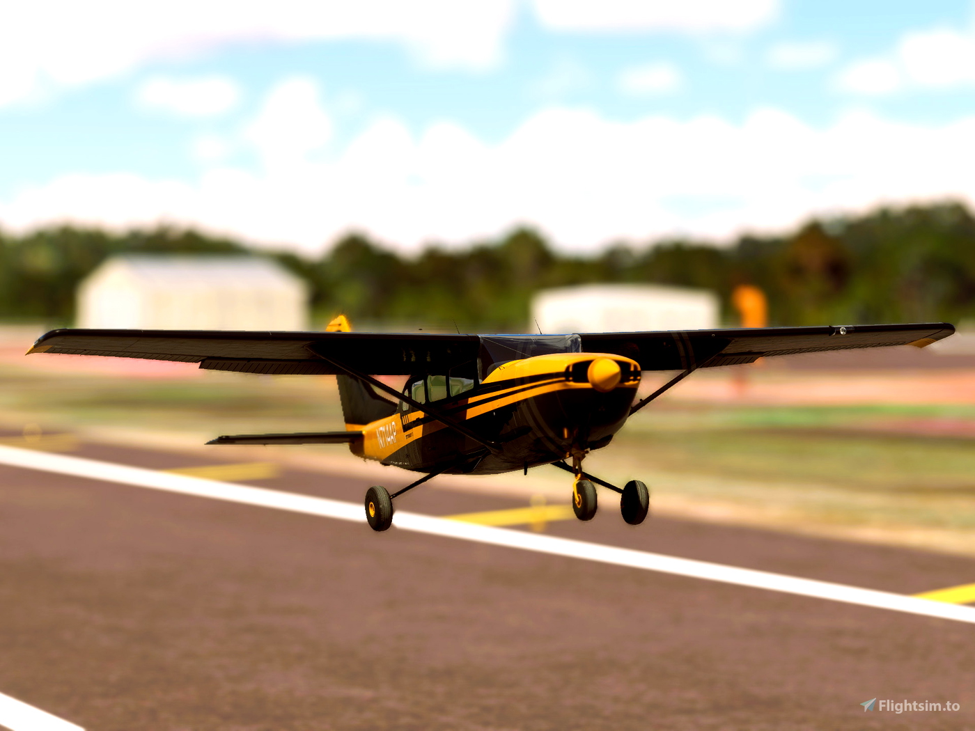 Cessna 207 Stationair 8 II: Black and Yeller' pro Microsoft Flight ...