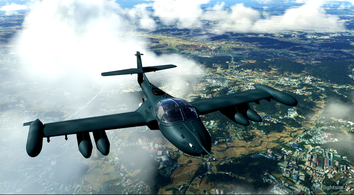 Cessna A-37B Dragonfly USAF 71-1414 19th TASS for Microsoft Flight ...