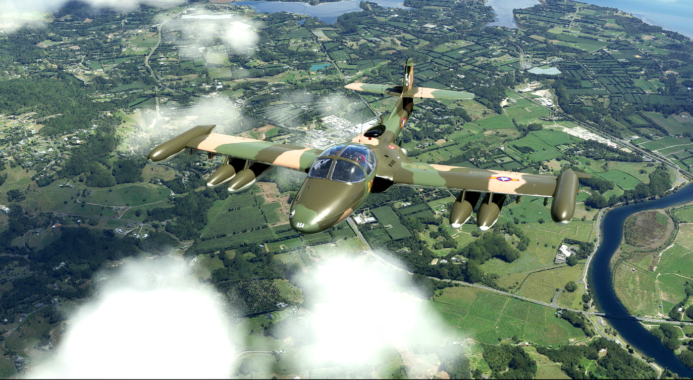 Cessna A-37B Dragonfly ZK-JTL 对于 Microsoft Flight Simulator | MSFS
