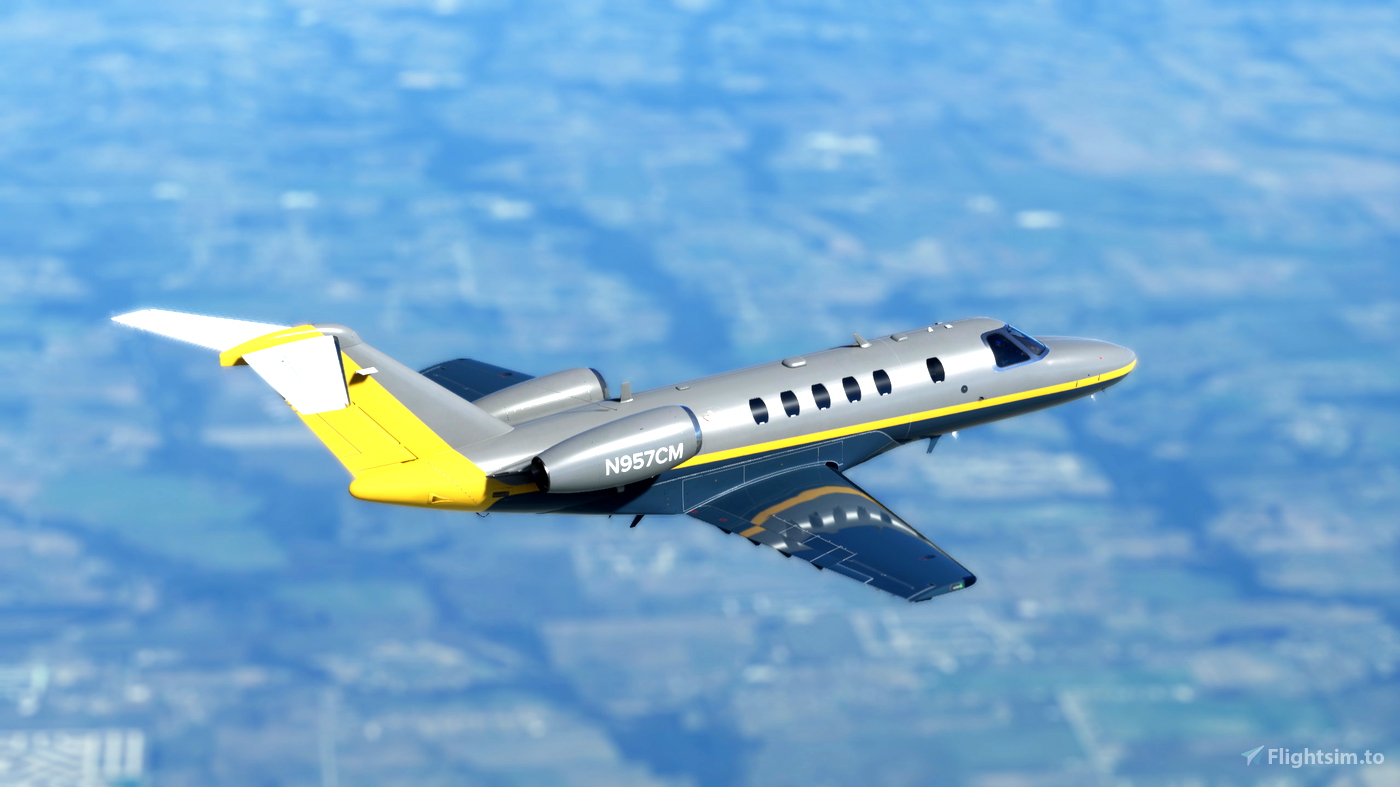 Cessna Citation CJ4 N957CM for Microsoft Flight Simulator | MSFS