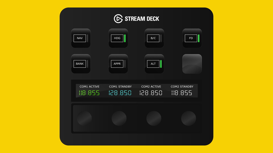 Flight Panels - Cessna Citation Longitude Stream Deck + Autopilot Panel ...