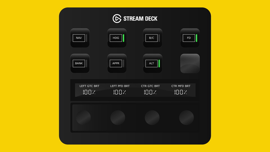 Flight Panels - Cessna Citation Longitude Stream Deck + Autopilot Panel ...