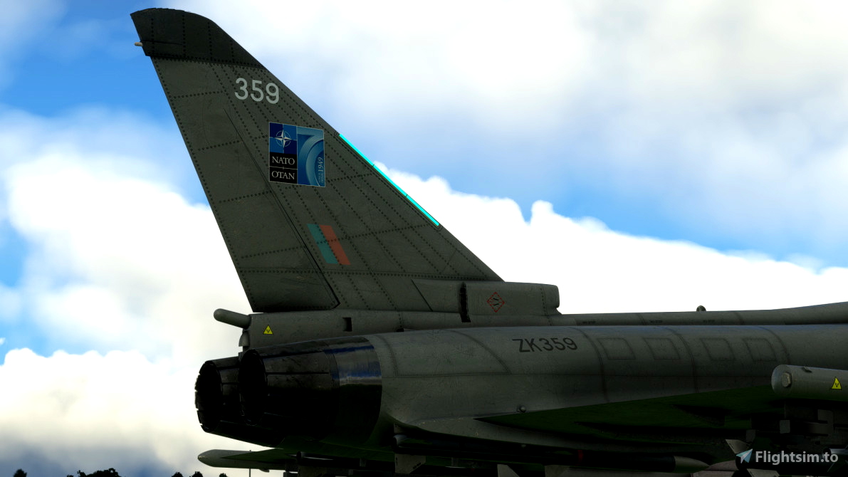 CJ Simulations Eurofighter Typhoon FGR.4 | RAF 140 EAW NATO Markings Livery ZK359 (8K Resolution ...