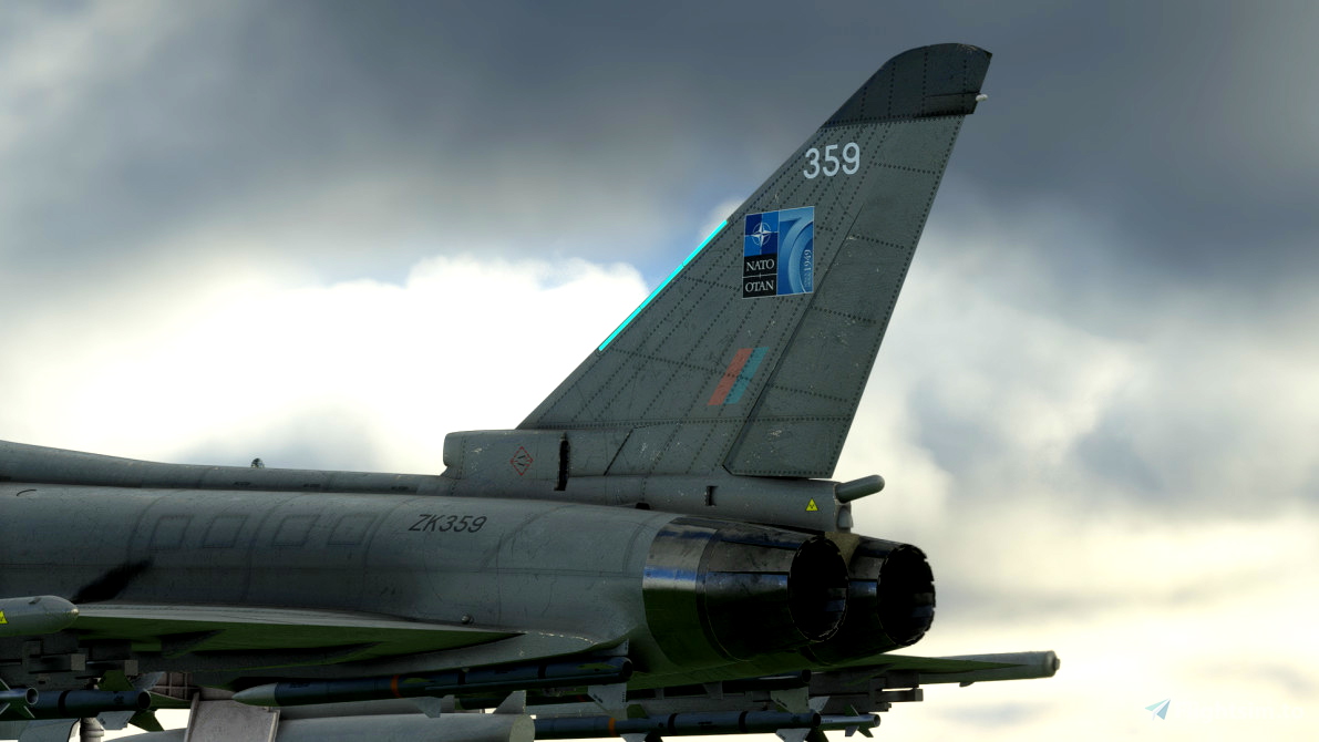 CJ Simulations Eurofighter Typhoon FGR.4 | RAF 140 EAW NATO Markings Livery ZK359 (8K Resolution ...