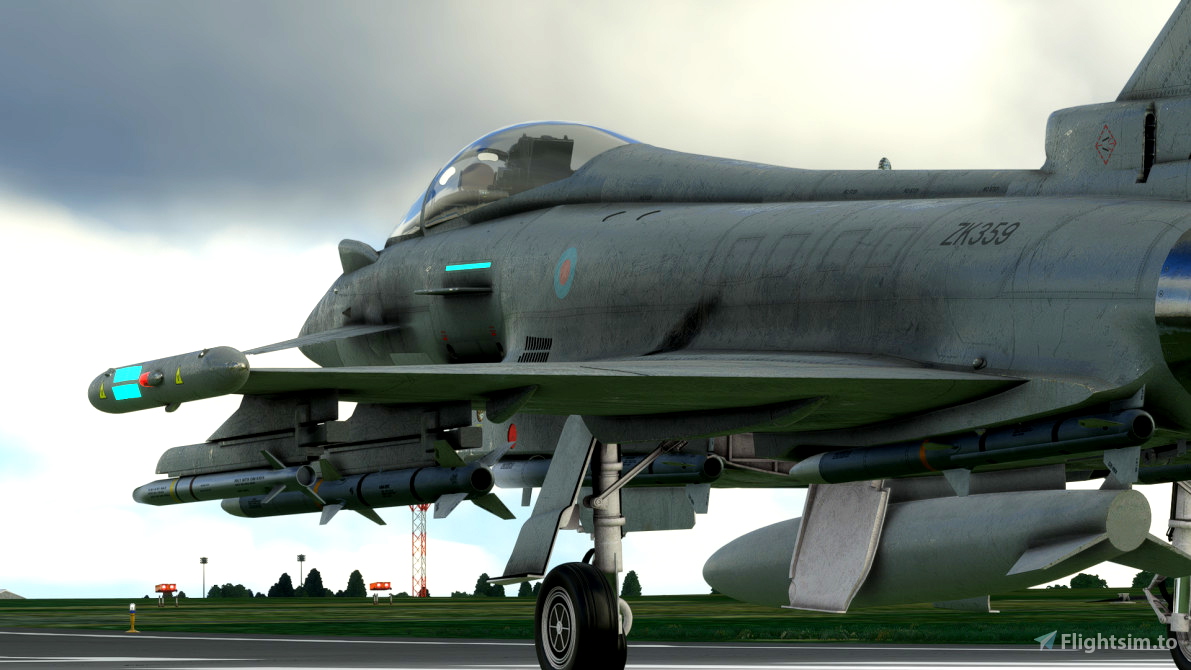 CJ Simulations Eurofighter Typhoon FGR.4 | RAF 140 EAW NATO Markings Livery ZK359 (8K Resolution ...