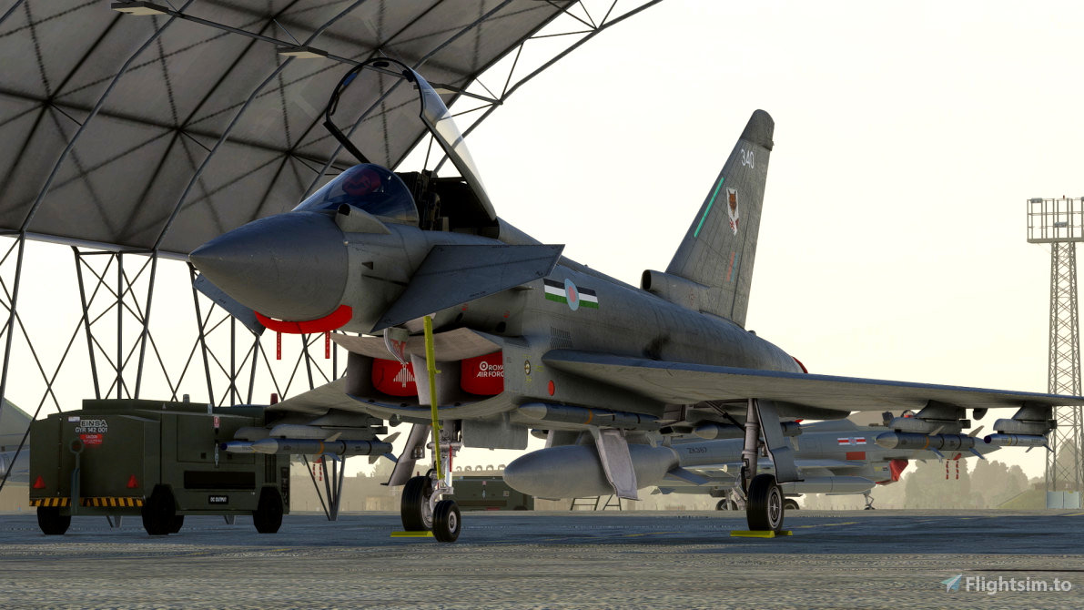 CJ Simulations Typhoon - RAF 12 SQN Liveries With Markings Pack (4 Liveries) (8K Textures) for ...