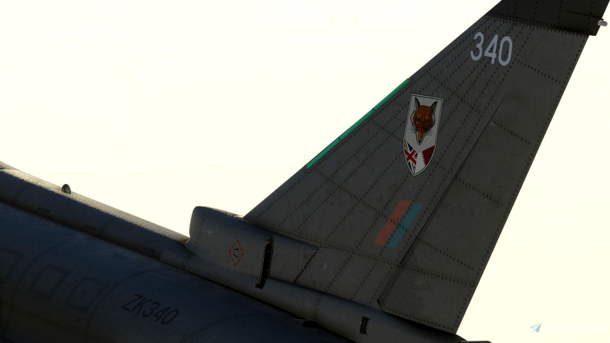 CJ Simulations Typhoon - RAF 12 SQN Liveries With Markings Pack (4 Liveries) (8K Textures) for ...