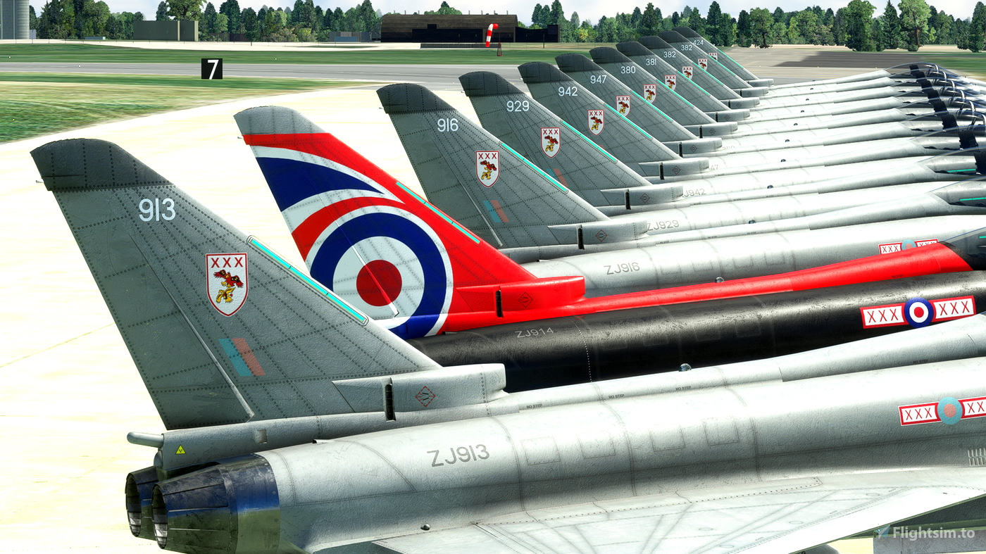 CJ Simulations Typhoon - RAF 29 SQN Liveries With Markings (Including 2023 Blackjack) (8K) for ...