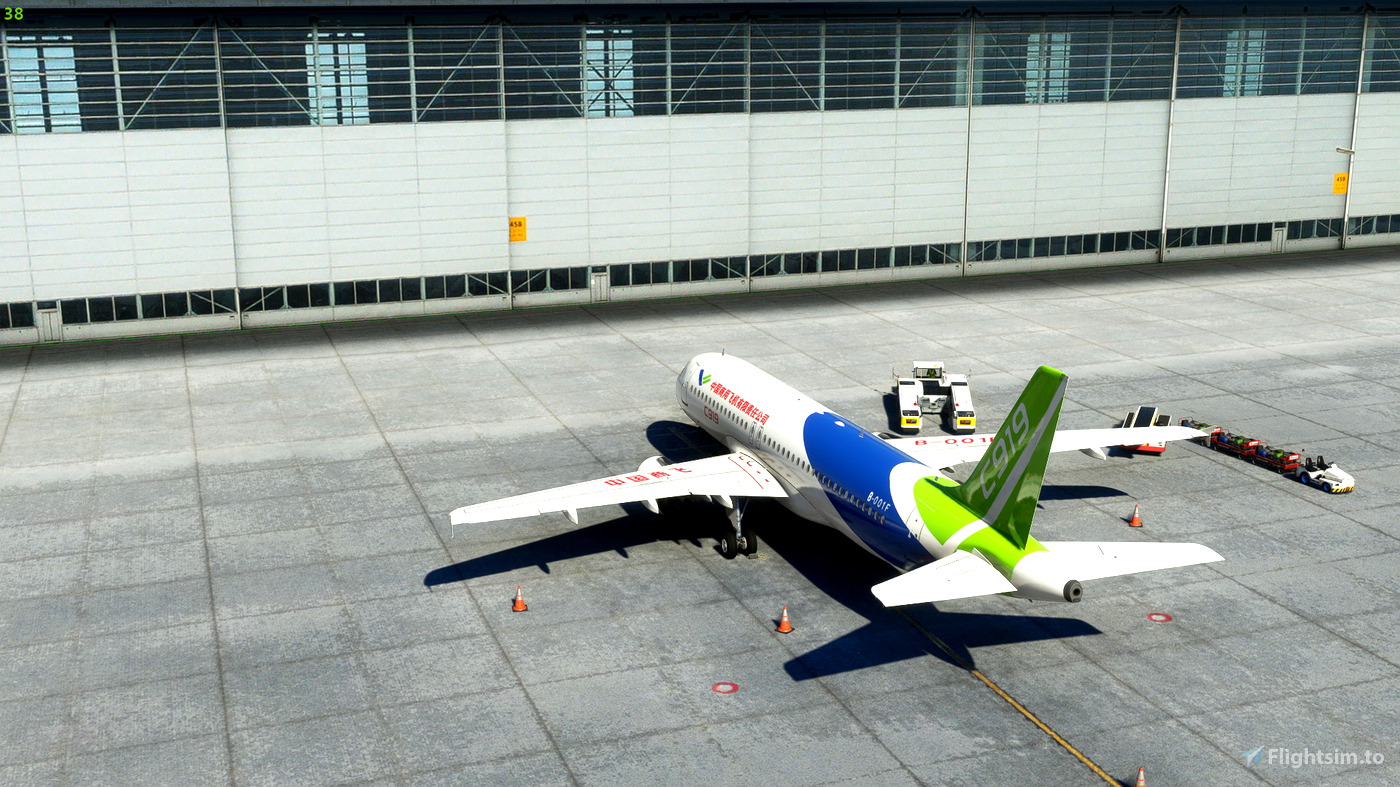COMAC C919(B-001F) [Fenix A320] for Microsoft Flight Simulator | MSFS