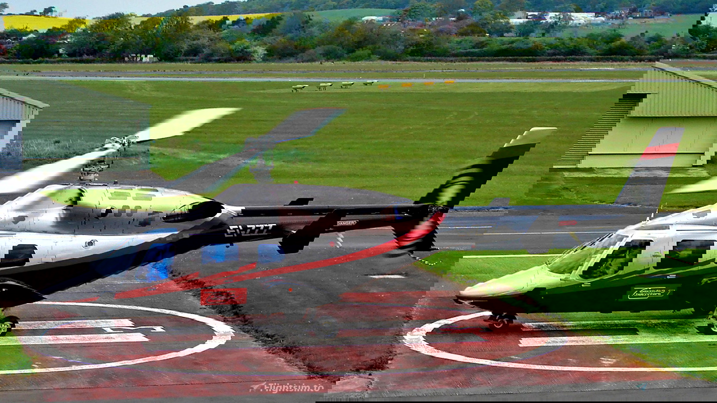 Cowin Simulation Bell 222B Executive Helicopters EI-ZZZ for Microsoft ...