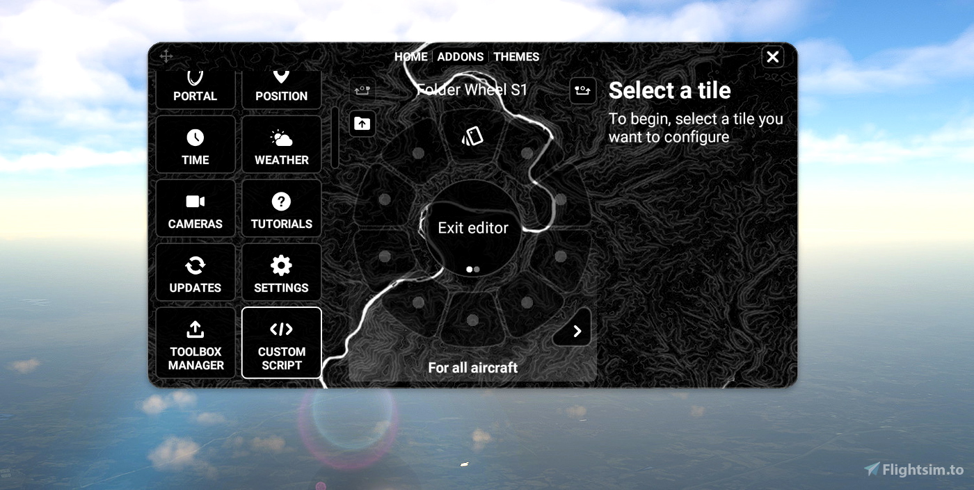 Custom //42 Cheat River Map Theme Dark pro Microsoft Flight Simulator ...