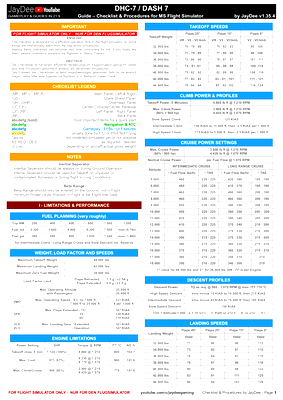 EMB E-Jet 170/175 - Checklist & Procedures for Microsoft Flight ...