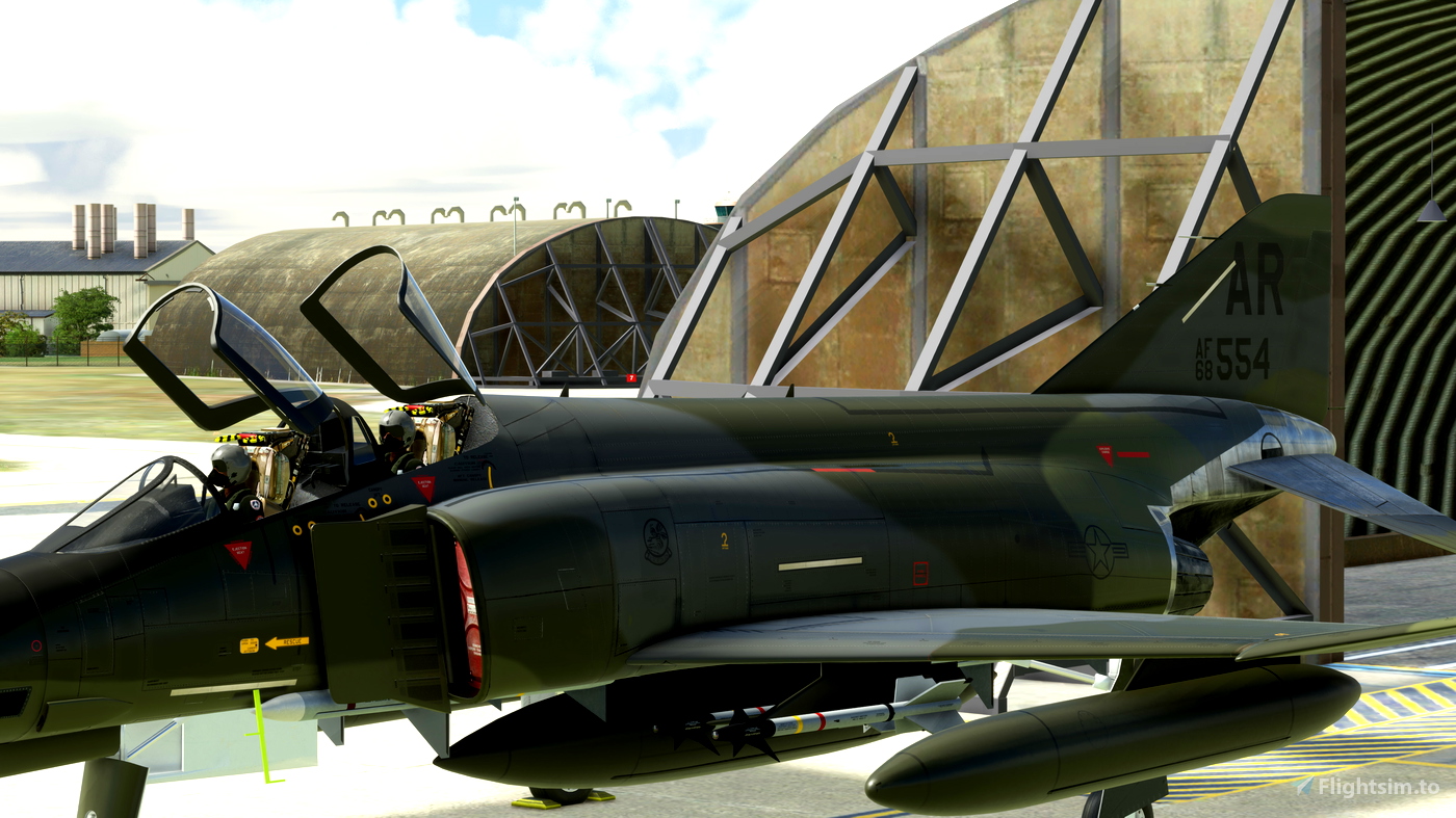 DC Designs F-4E USAF AR-554 for Microsoft Flight Simulator | MSFS